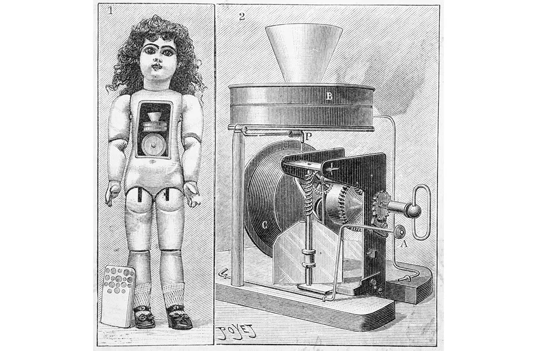Edison's Talking Doll, sketch