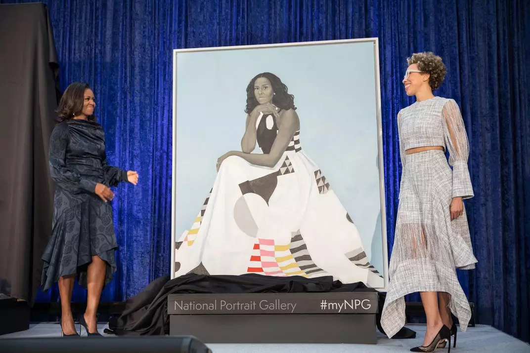 Les portraits officiels des Obama innovent avec leur audace 44261_3