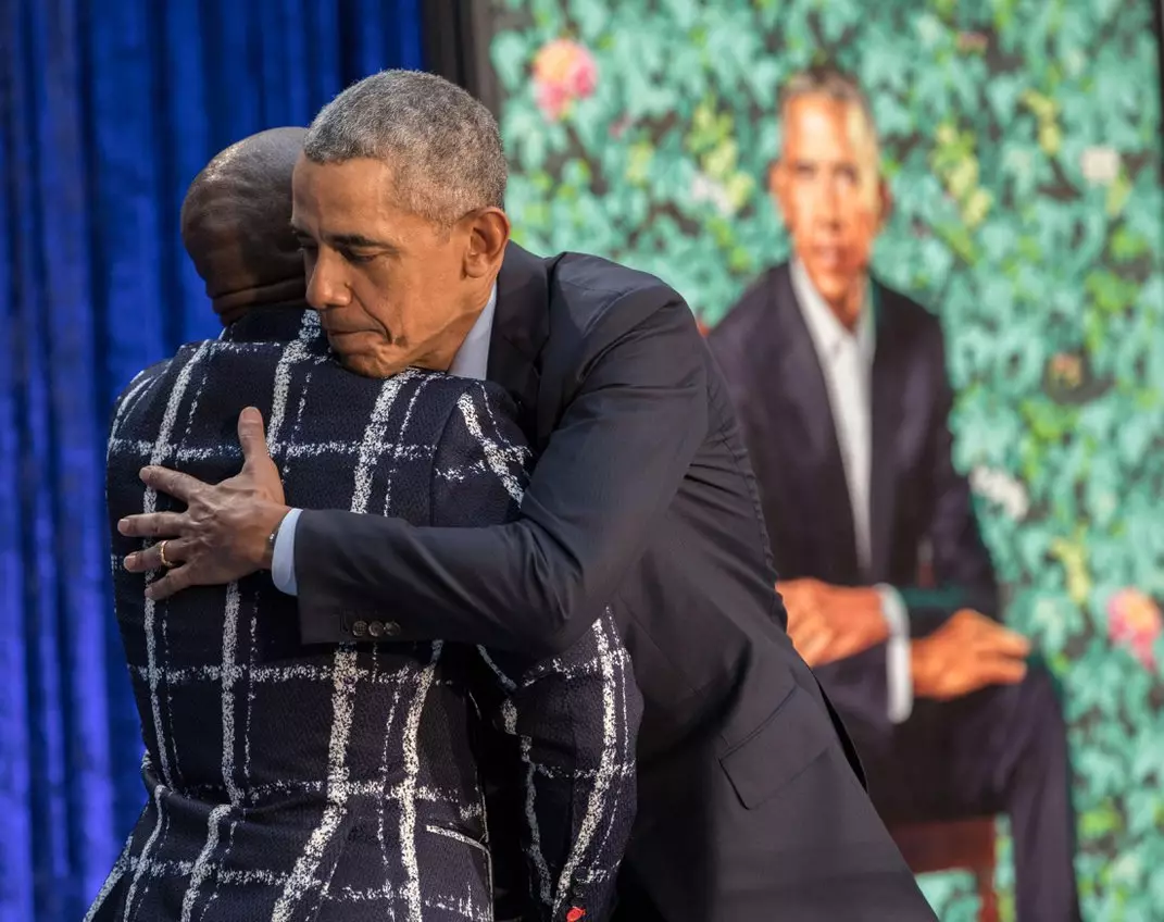 Los retratos oficiales de los Obama abren nuevos caminos con su audacia 44261_5