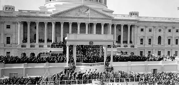 Inauguration of John F. Kennedy in 1961
