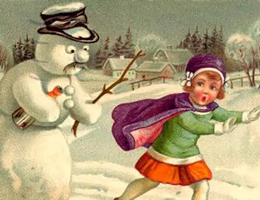 Makaluluoy nga mga Postcard ug Ad sa Snowmen Gone Wild 4611_3