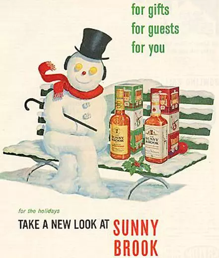 Невероятни пощенски картички и реклами на подивели снежни човеци 4611_9