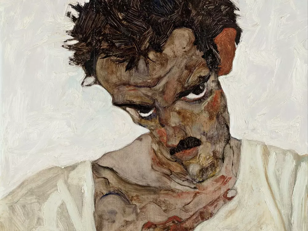 Egon_Schiele_-_Potret Diri_kalayan_Turun_Kepala_-_Google_Art_Project.jpg