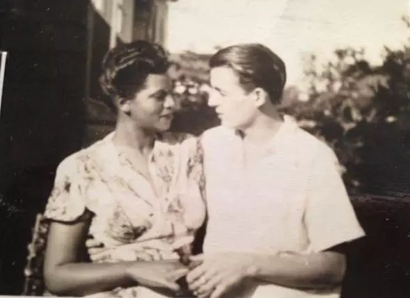 Elinor en Frederick, simmer 1947