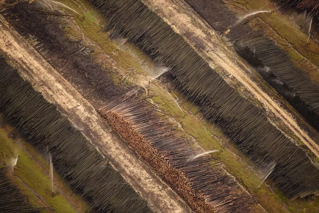 Desde tentáculos de lava ata lotes de coches abandonados, este aclamado violinista convertido en fotógrafo aéreo captura o noso mundo desde 2.000 pés para arriba 48921_1