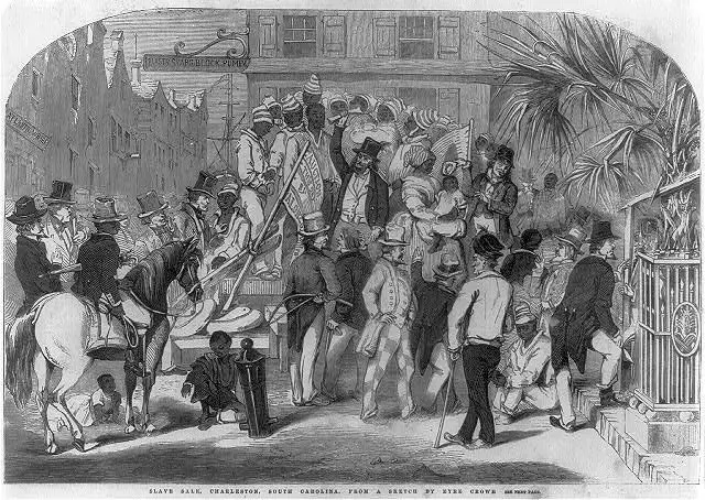 Prodaja sužnjev, Charleston, Južna Karolina