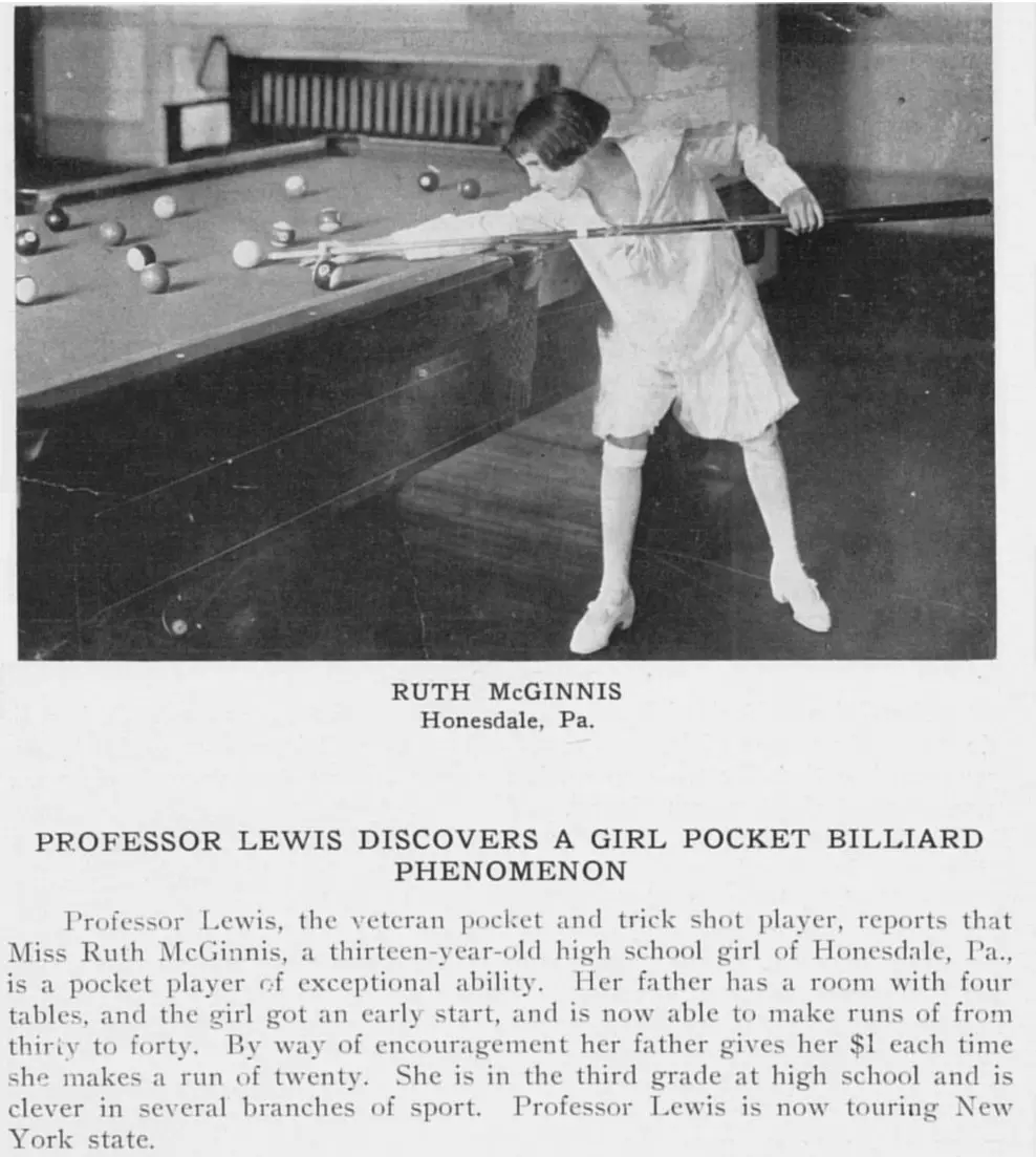 Ruth McGinnis: The Queen of Billiard