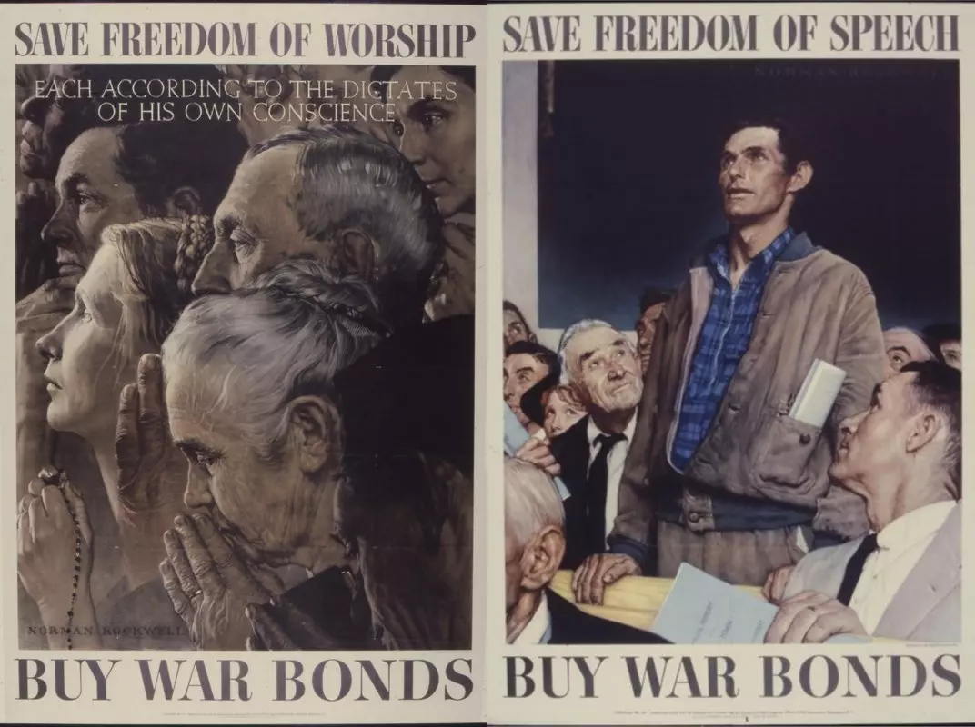 "Four Freedoms" de Norman Rockwell va donar vida als ideals d'Amèrica