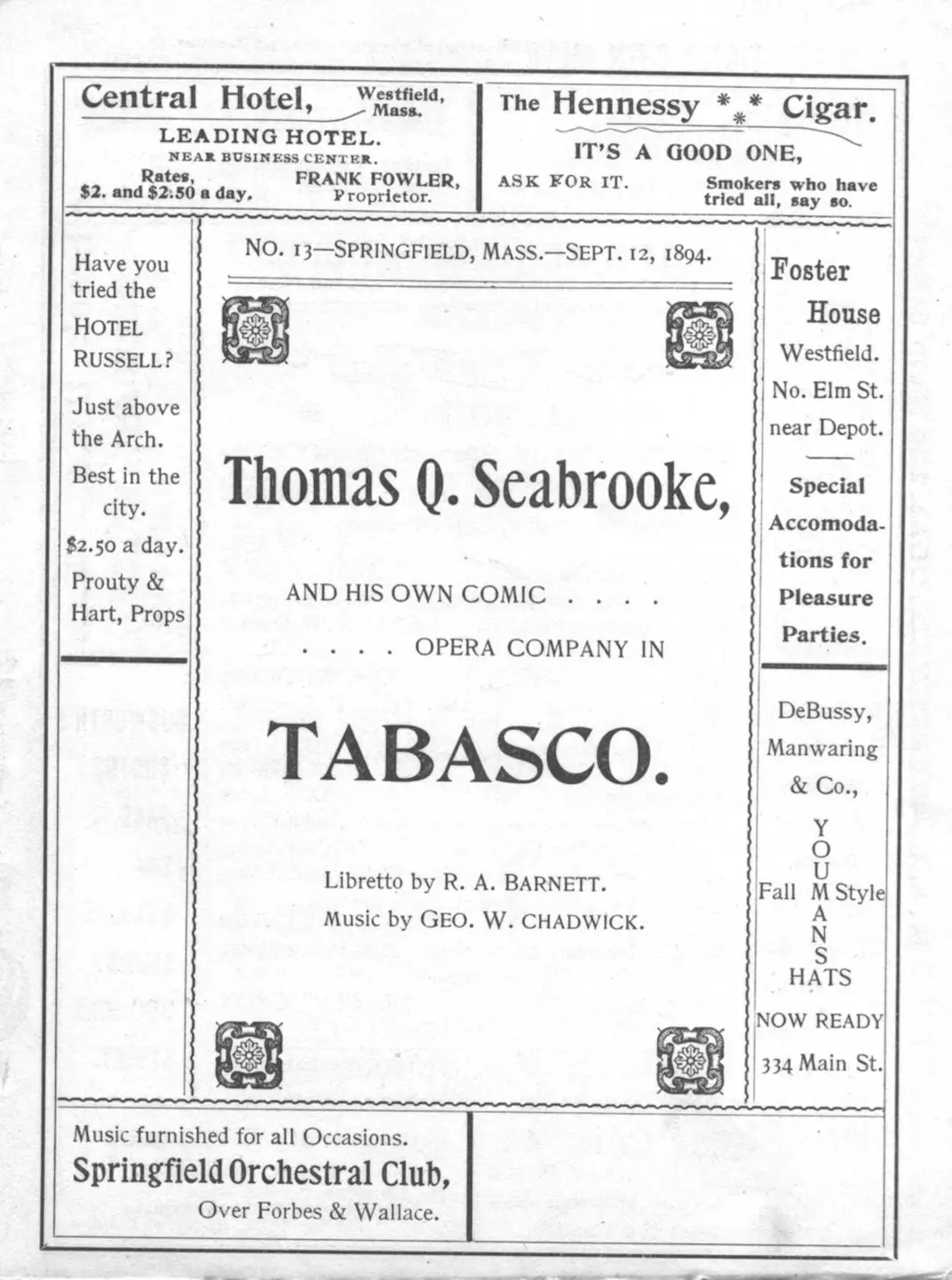 Uzun zamandır Unutulan Tabasco Sos Hakkında Opera 125 Yıl Sonra Sahneyi Yeniden Isınıyor 49015_7