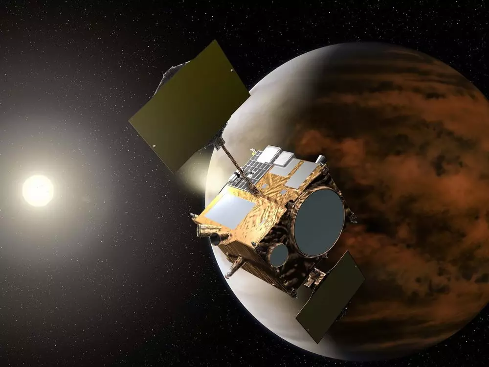 Japan se Akatsuki-ruimtetuig kan uiteindelik om Venus wentel