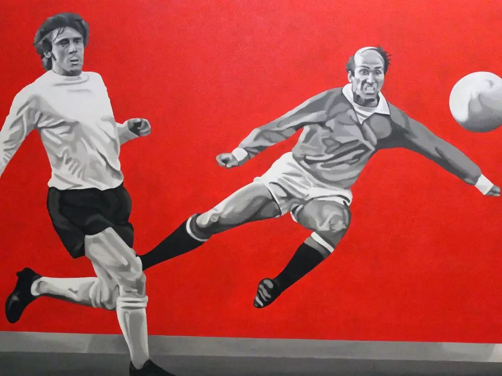 The Beautiful Game wordt prachtige kunst nu L.A. Museum voetbal tentoonstelt