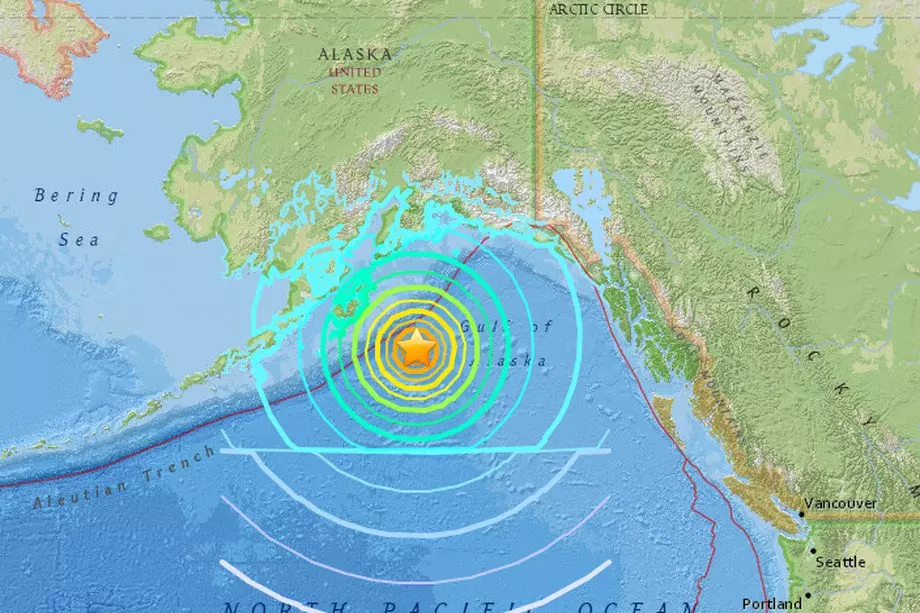 Trzęsienie ziemi na Alasce