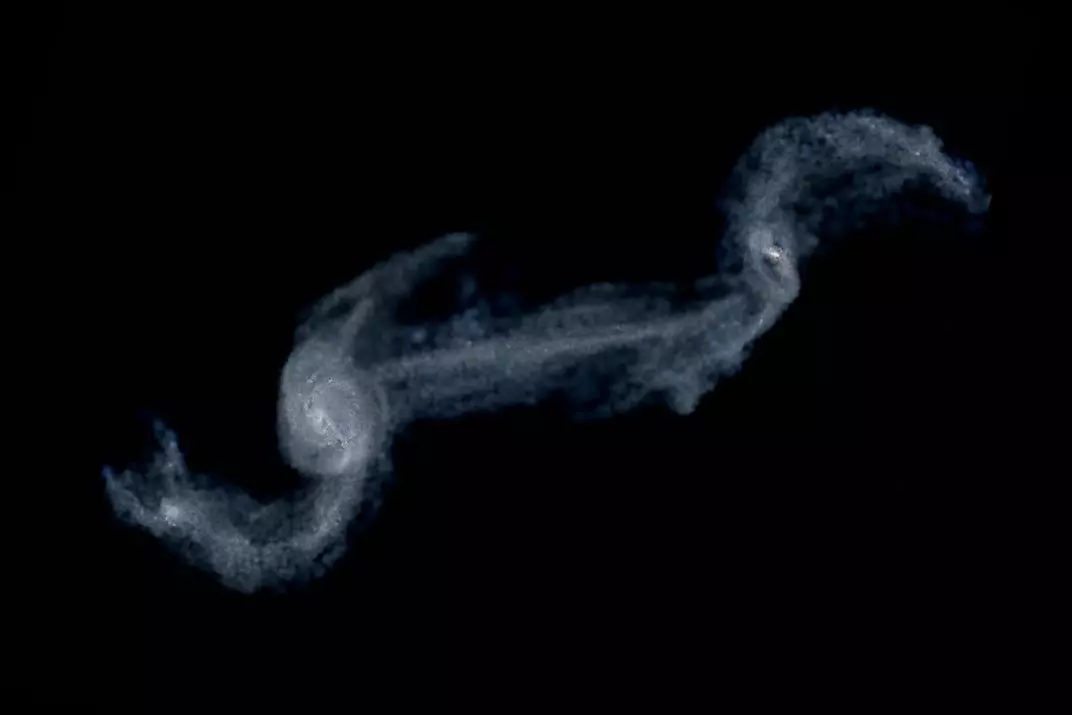Interagéierend Spiralgalaxien
