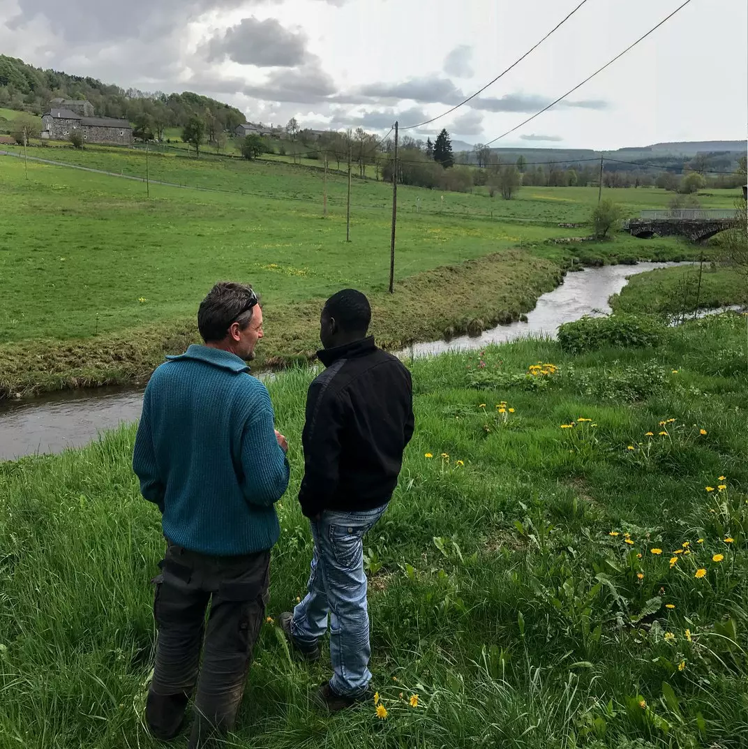 In der Nähe des Dorfes Mazet-Saint-Voy