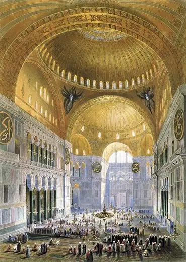 Ib tug monumental Strugle los khaws Hagia Sophia 4945_4
