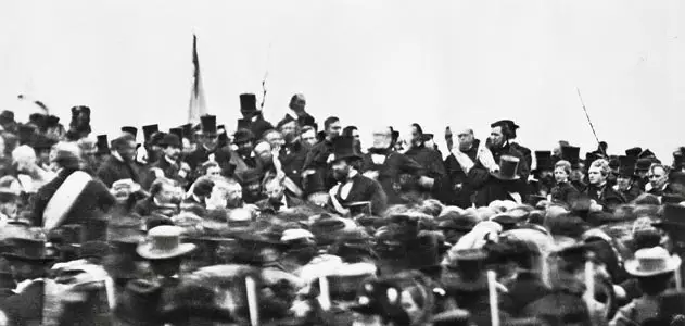 Abraham Lincoln in Gettysburg