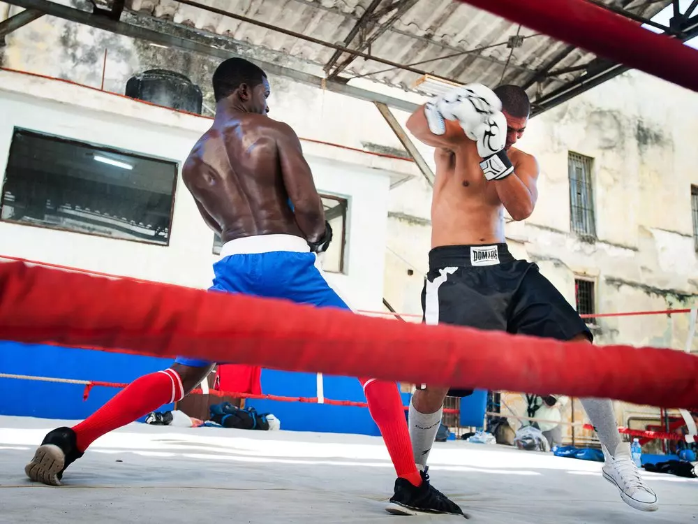 Aya mafoto yo muri Cuba Agushyira muri Boxe Impeta