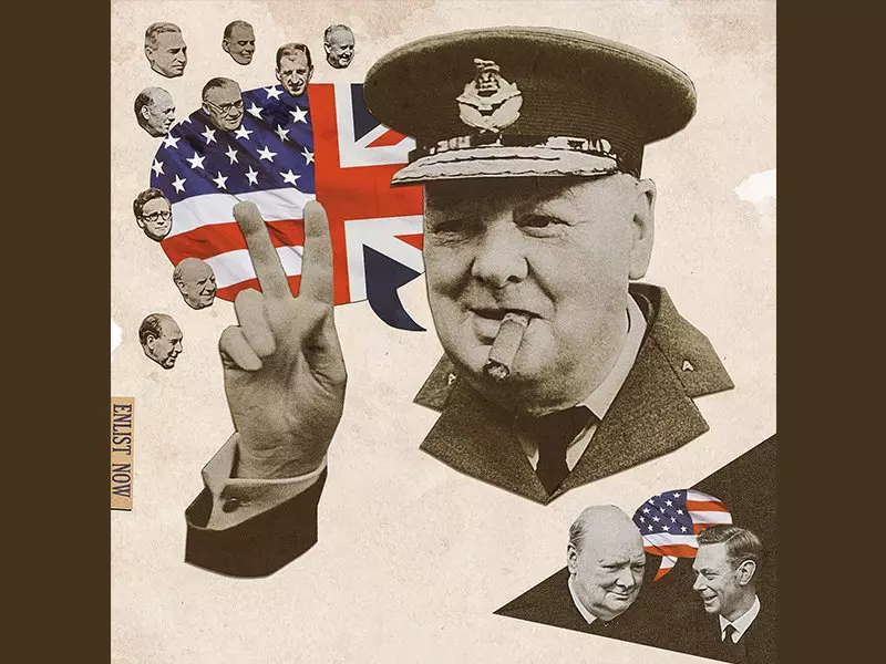 Als Churchill Amerika dissed