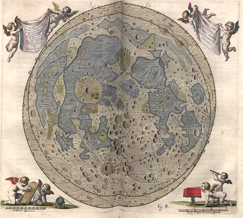 Carte de la lune