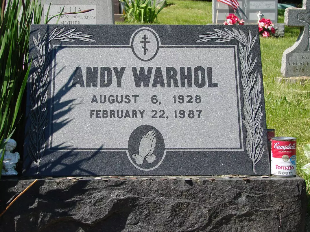 Andy Warhol grav
