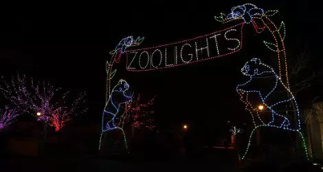 Ateikite pamatyti „ZooLights“ šventinį festivalį sausio 1 d