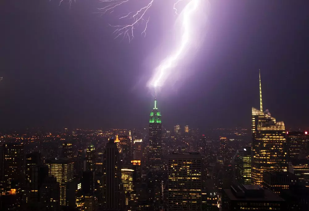 Lightning Empire State Building