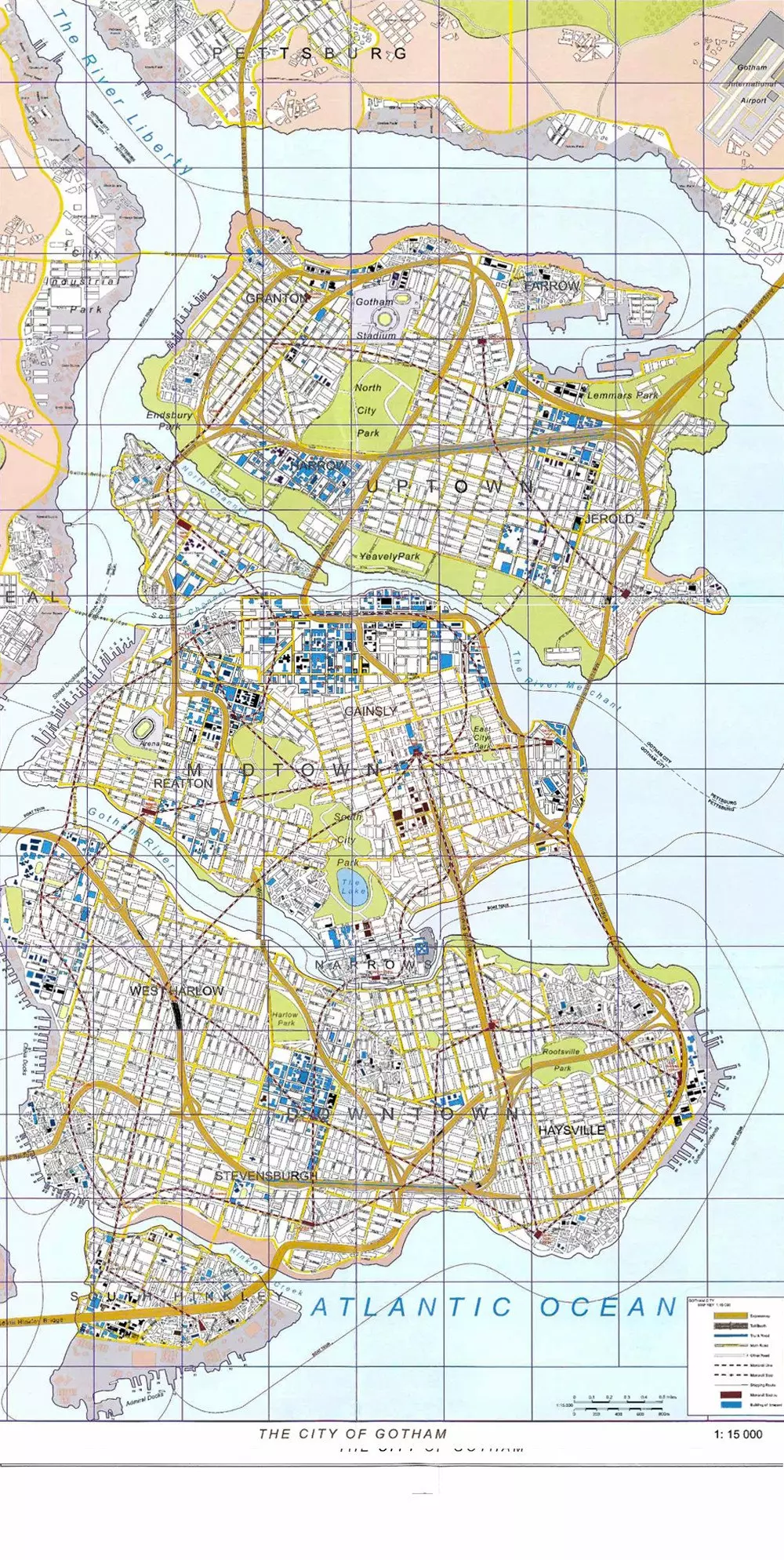 Gotham Şehrinin Haritasını Çıkaran Haritacı