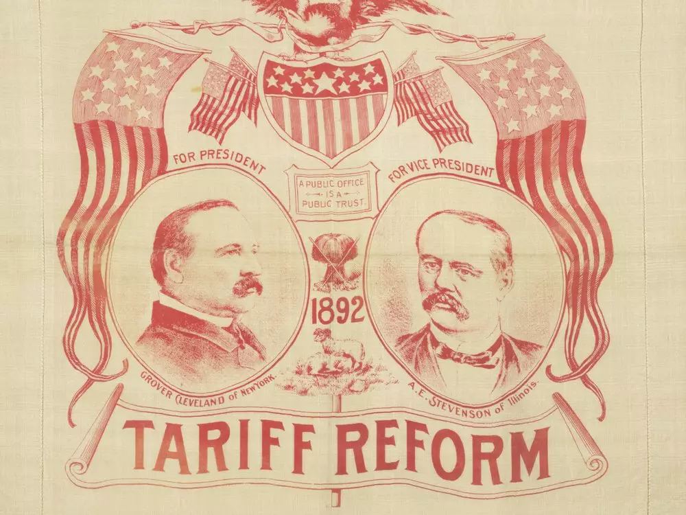 Grover Cleveland Tariff Campaign Poster