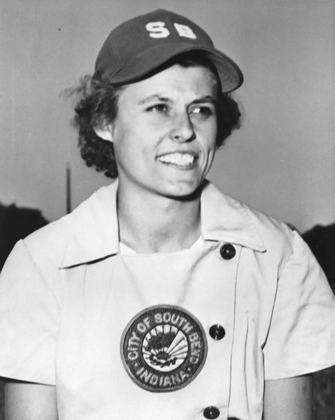 Betsy Jochum í South Bend Blue Sox árbókinni 1946