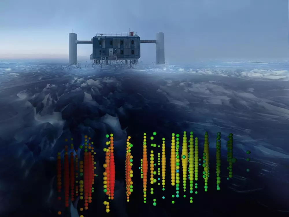 O le Su'esu'ega mo Neutrino Fa'ase'e ile Antarctica e fa'atupuina ai le tele o fa'amaumauga