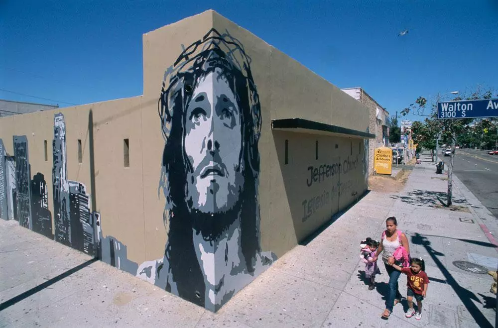 Le Passion of Christ, e pei ona Vaaia i Murals i Amerika