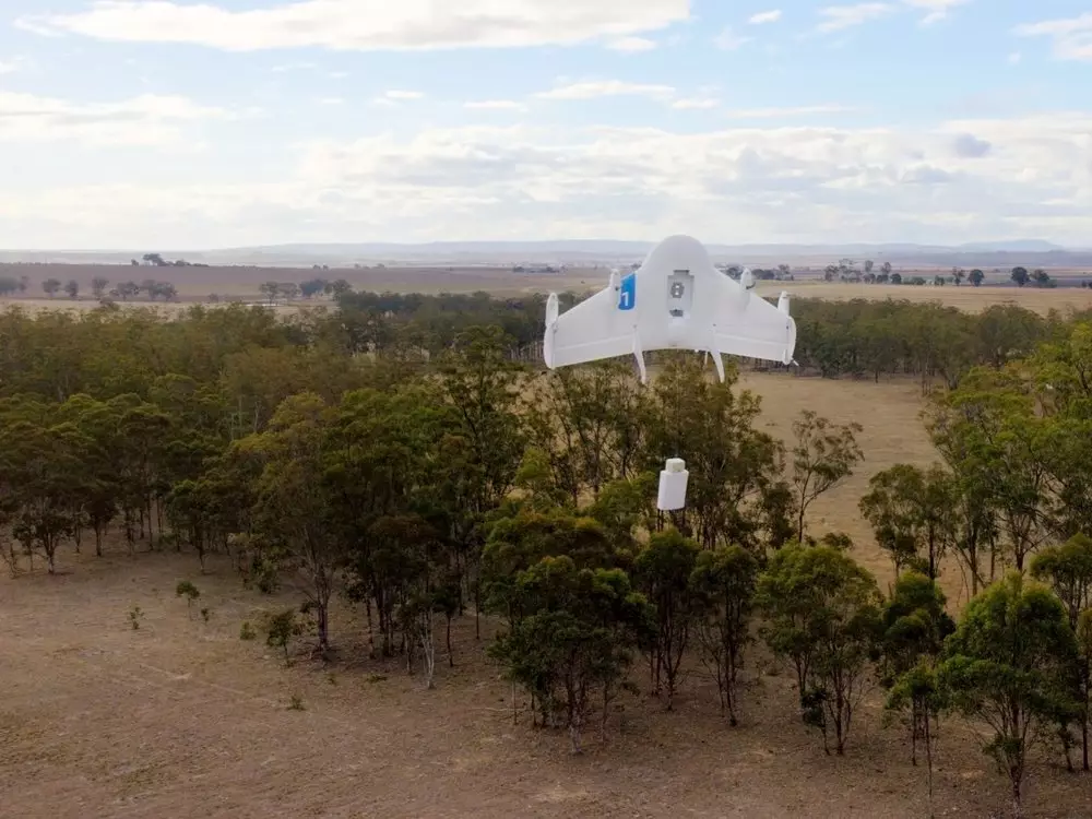 Drone Pangiriman Google Bakal Nyedhiyakake Airlift Praktis ing Endi wae