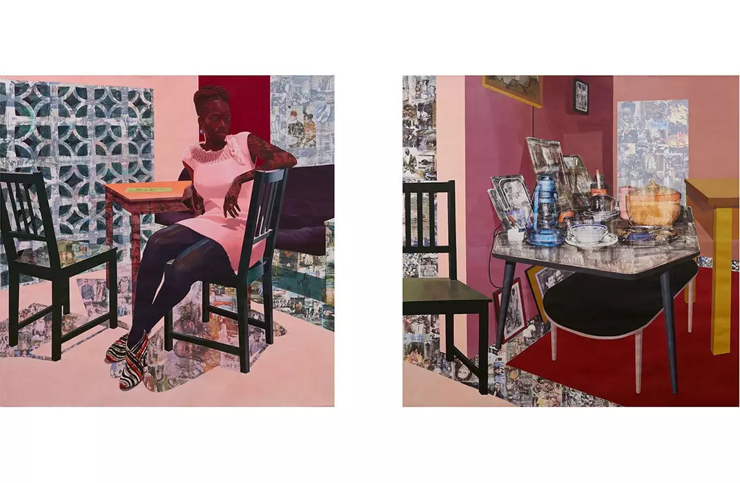 Njideka Akunyili Crosby's intimate Work இடைநிலைகள் மற்றும் பெருங்கடல்கள் 51598_5