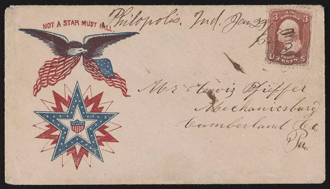 Envelopes da Guerra Civil com o Banner Star-Spangled 51664_12