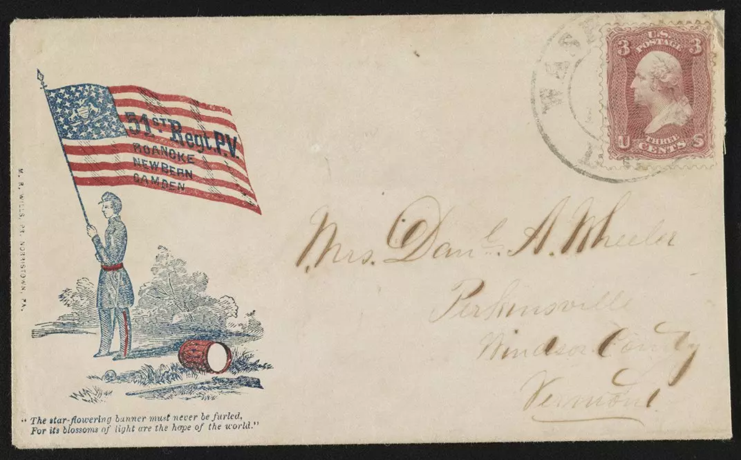 Envelopes da Guerra Civil com o Banner Star-Spangled 51664_18