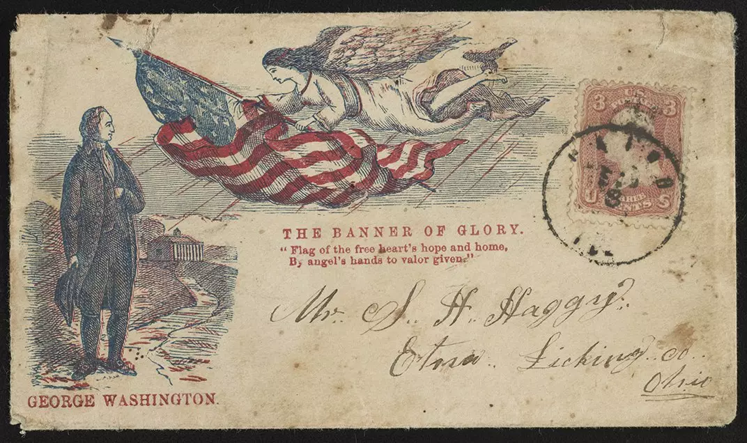 Envelopes da Guerra Civil com o Banner Star-Spangled 51664_2