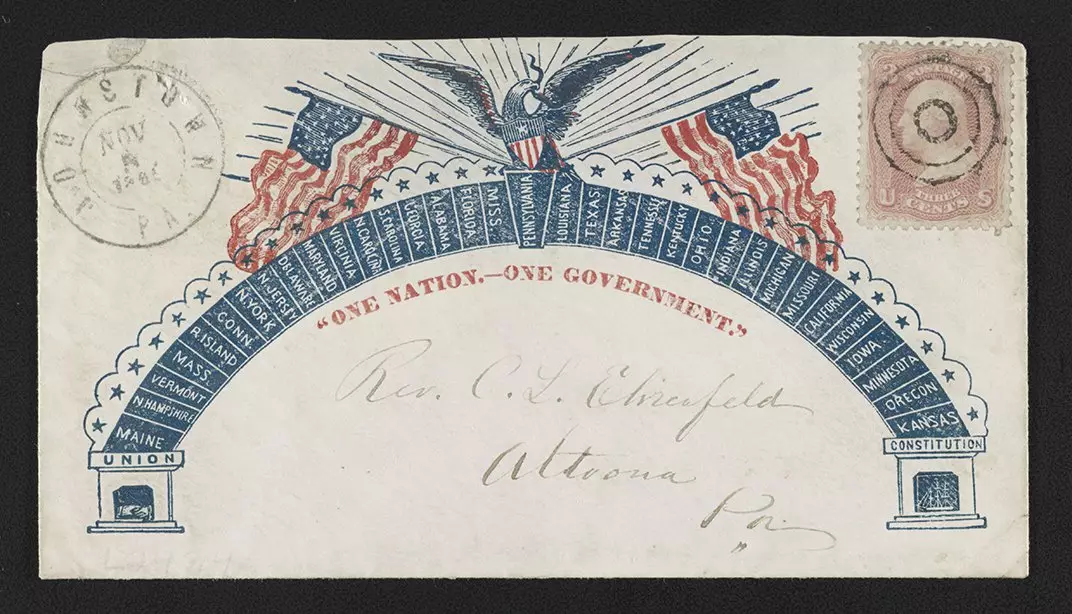 Envelopes da Guerra Civil com o Banner Star-Spangled 51664_4