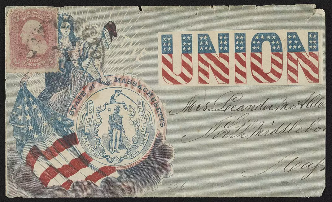 Envelopes da Guerra Civil com o Banner Star-Spangled 51664_9