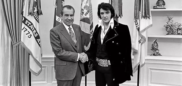 Richard Nixon และ Elvis Presley