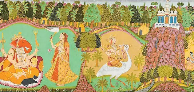Jardim e Cosmos: As Pinturas Reais de Jodhpur