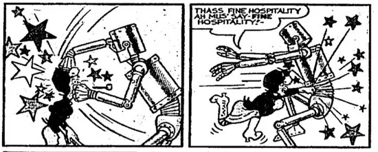 Boksrobots uit de jaren 30