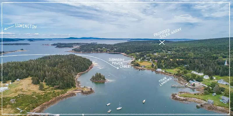 Una petita illa a la costa de Maine podria ser un model d'energia renovable per a la resta del món