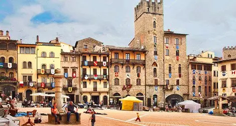 Giorgio Vasari ötszáz éve Arezzóban, Olaszországban