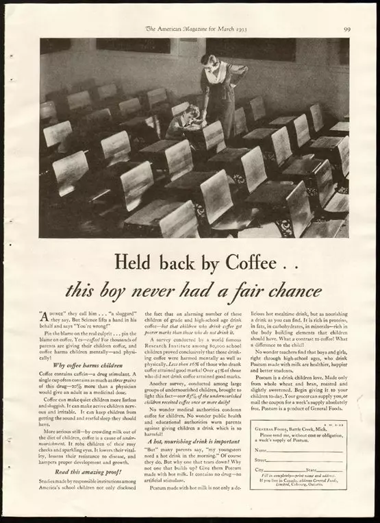 Reklama Postum z roku 1933