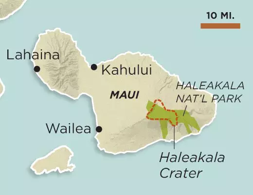 Ukuhla kwiHaleakala Crater yaseHawaii 6501_2