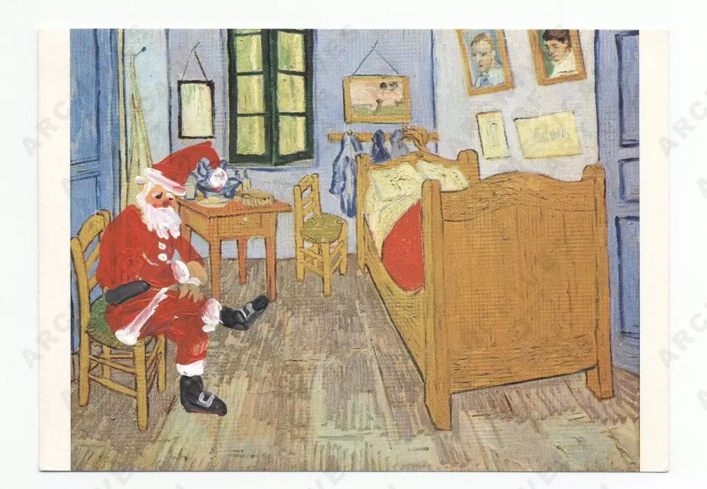 بطاقات عيد الميلاد المصنوعة يدويًا التي يرسلها فنانون مشهورون إلى أصدقائهم 6541_5