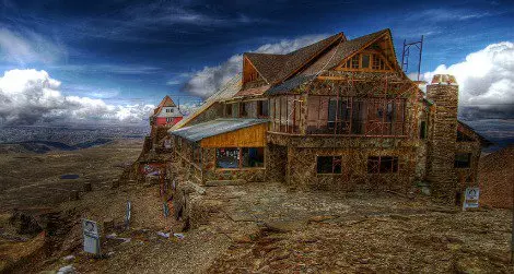 L'alberg a la glacera Chacaltaya de Bolívia