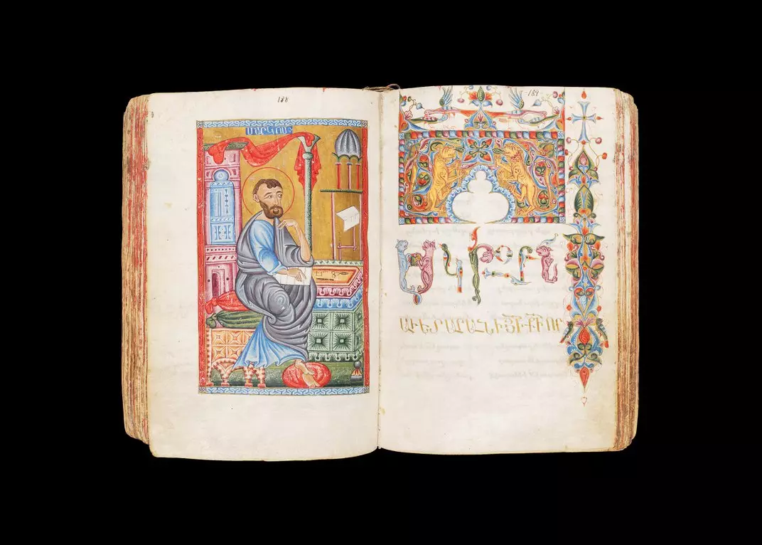 Un evanxeo armenio de 1600