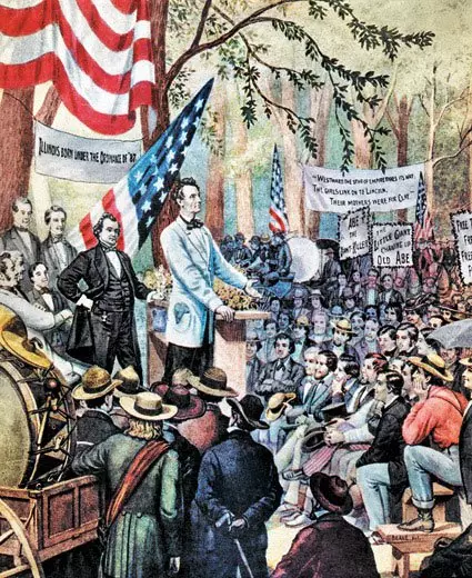 Lincoln đã khen ngợi Douglas như thế nào trong các cuộc tranh luận nổi tiếng của họ 7257_3