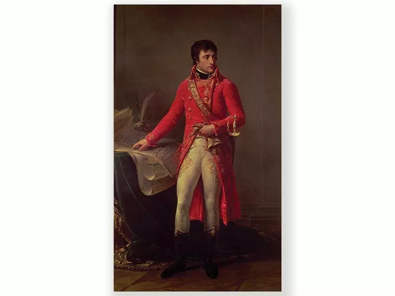 Rassom Baron Antuan-Jan Gros 1802 yilda Napoleonni qo'lga oladi